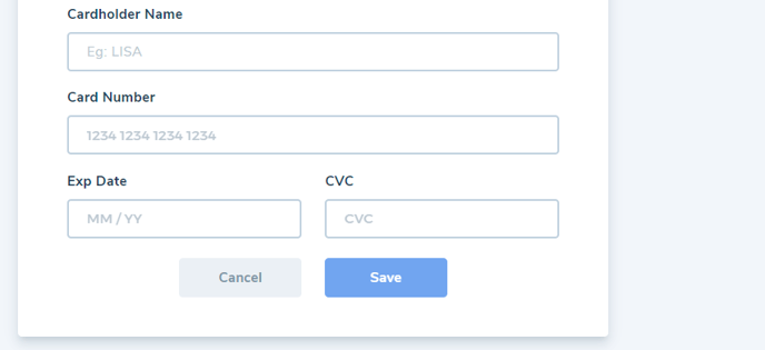 How do I update my credit card information?