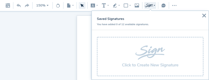 How do I add a signature to a document?