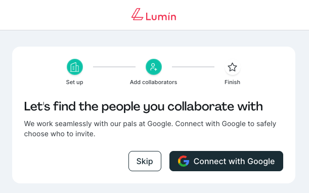 Getting started with Lumin and Google Workspace