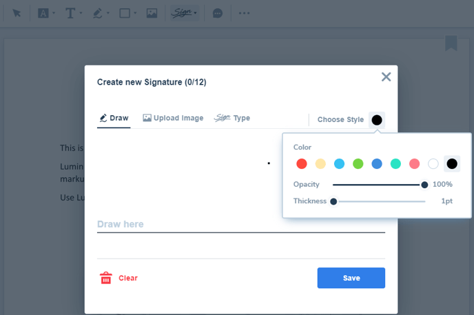 How do I add a signature to a document?