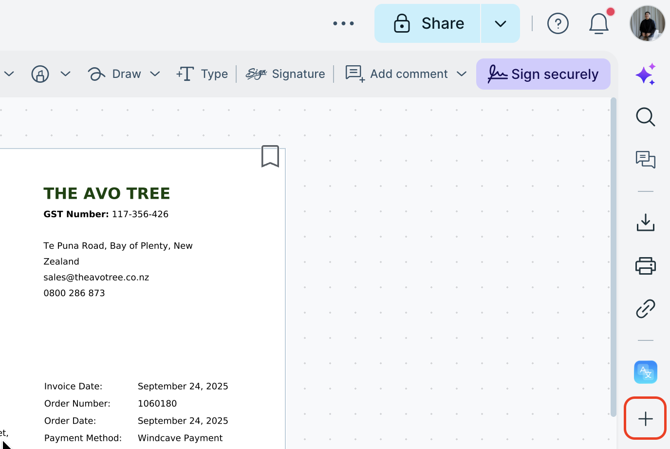 How do I easily extract details from an invoice?
