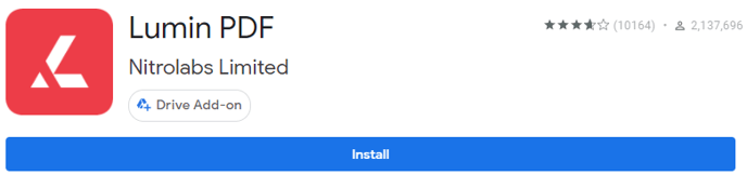 How do I access Lumin PDF?