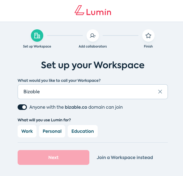 Getting started with Lumin and Google Workspace