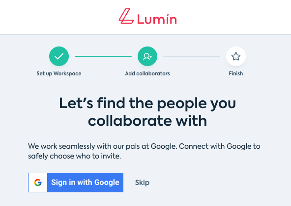 Getting started with Lumin and Google Workspace