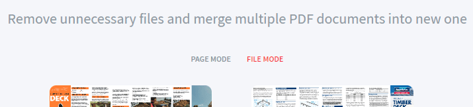 How do I merge PDF documents?