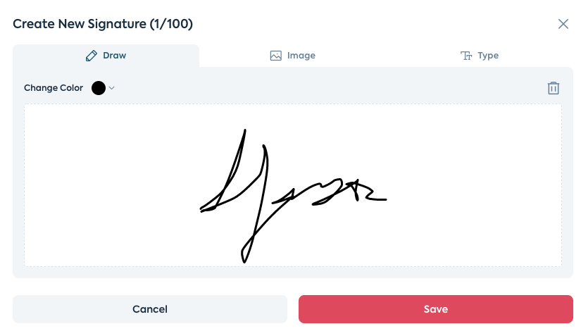 How do I add a signature to a PDF document?