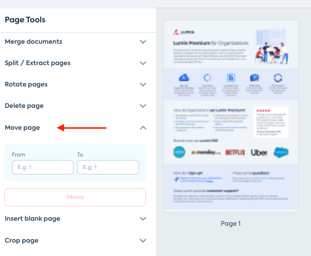 Walkthrough: Editing PDFs with Lumin