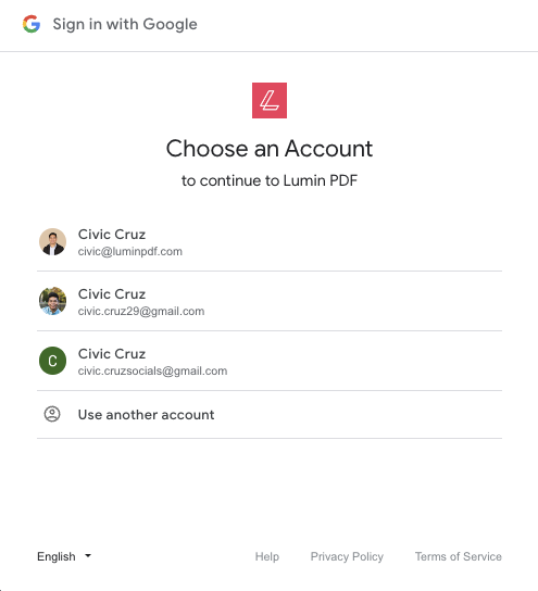 How to log in to your Lumin account