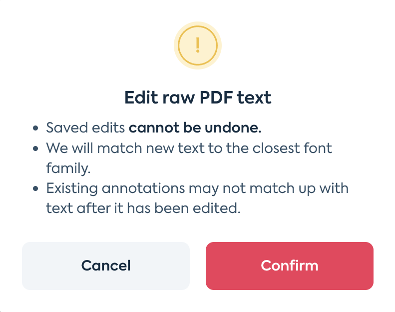 How can I edit my PDF?