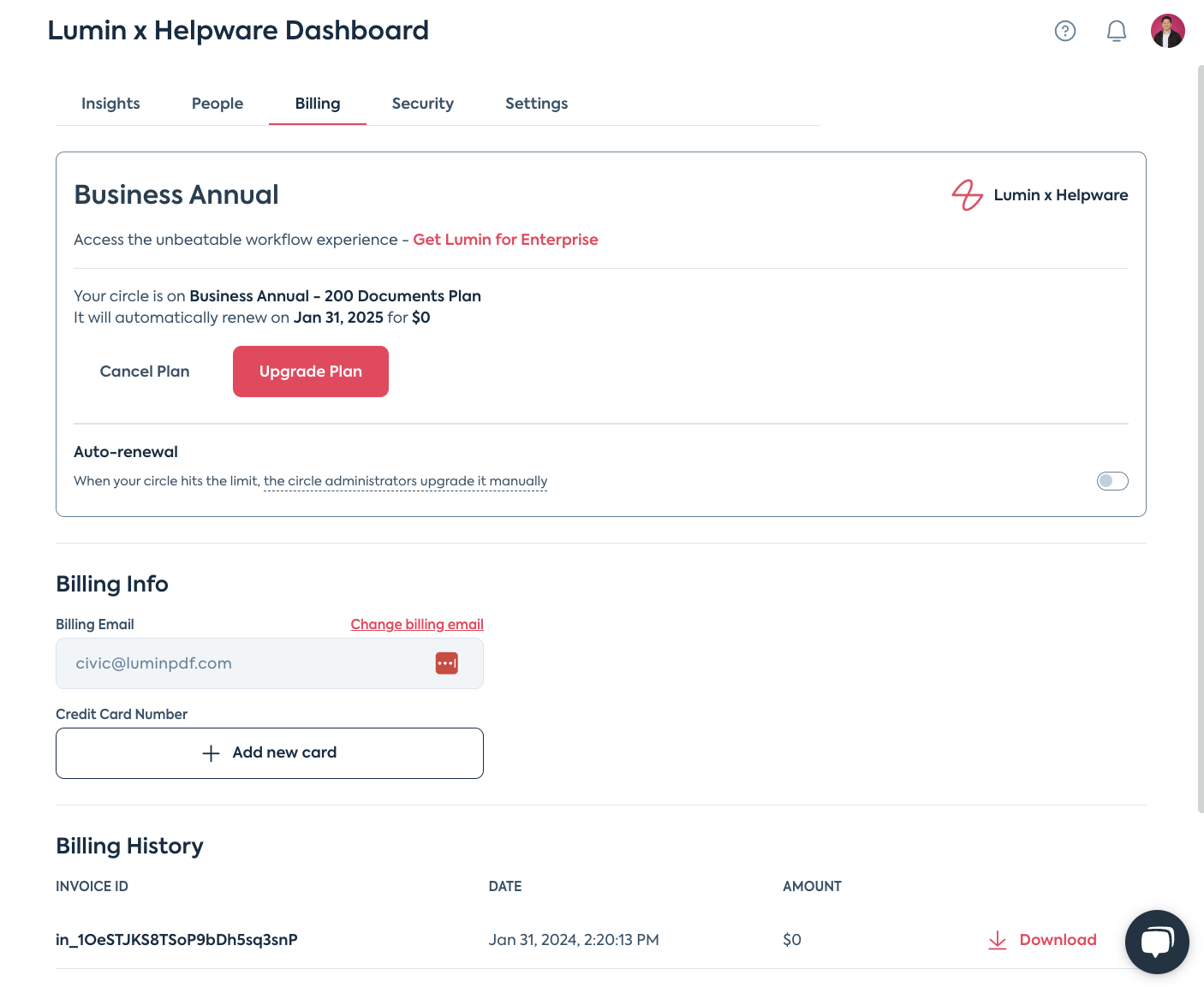 Navigating your Lumin Dashboard