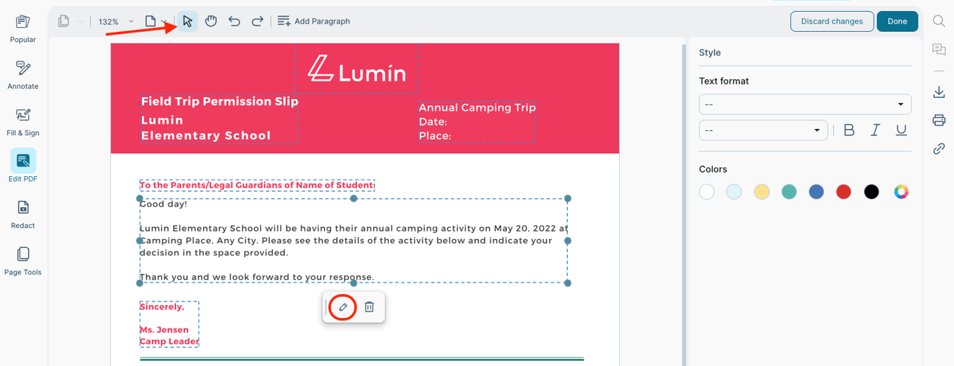 Edit PDF files online | Lumin PDF