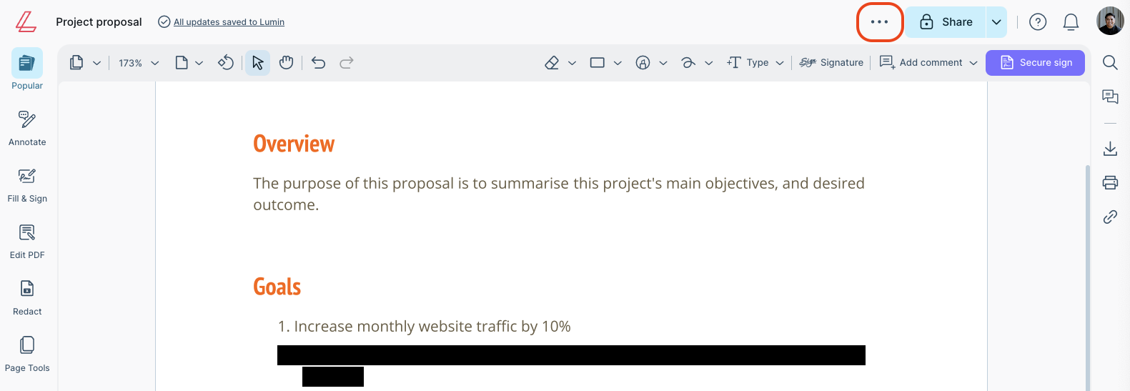 Walkthrough: Advanced Features of Lumin PDF