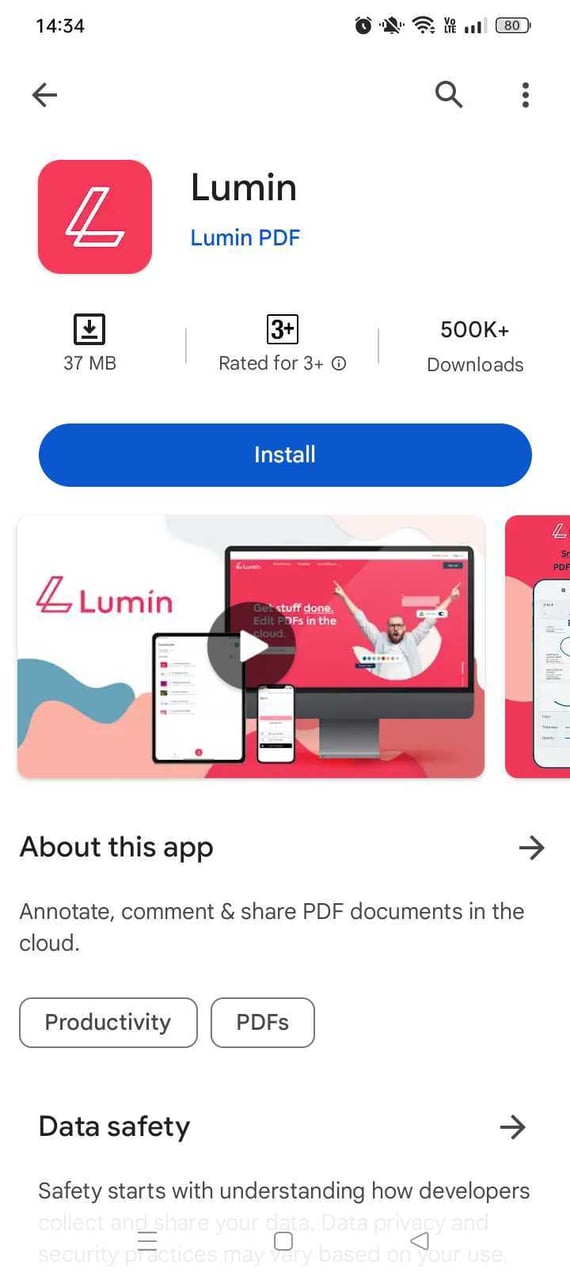 How do I download the Lumin app?