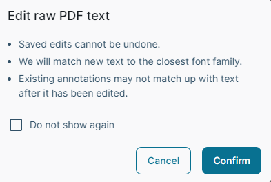 How can I edit my PDF?