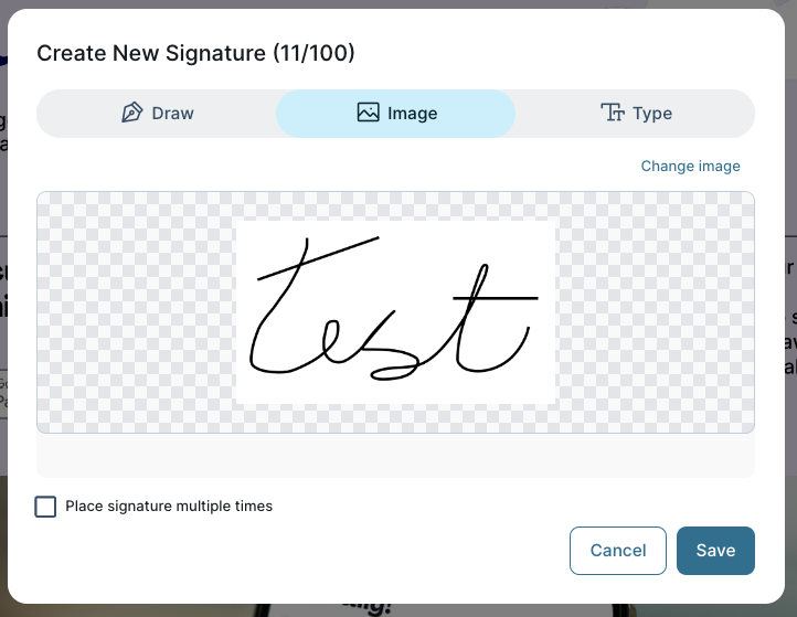 How do I add a signature to a PDF document?